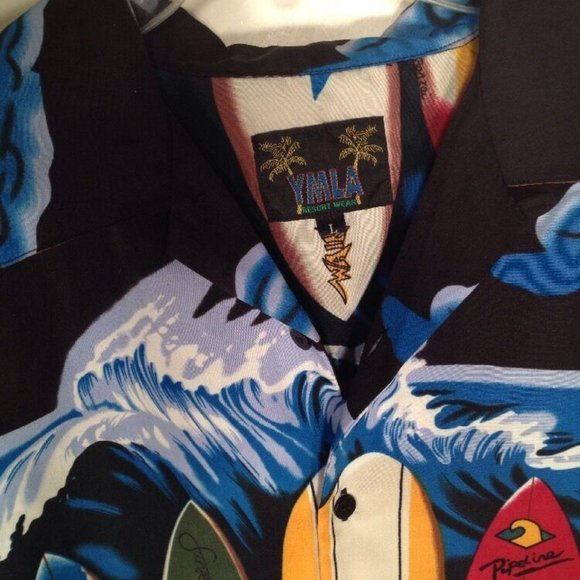 YMLA | Shirts | Hawaiian Shirt Large Surfboard Surfboards Beach Su ...